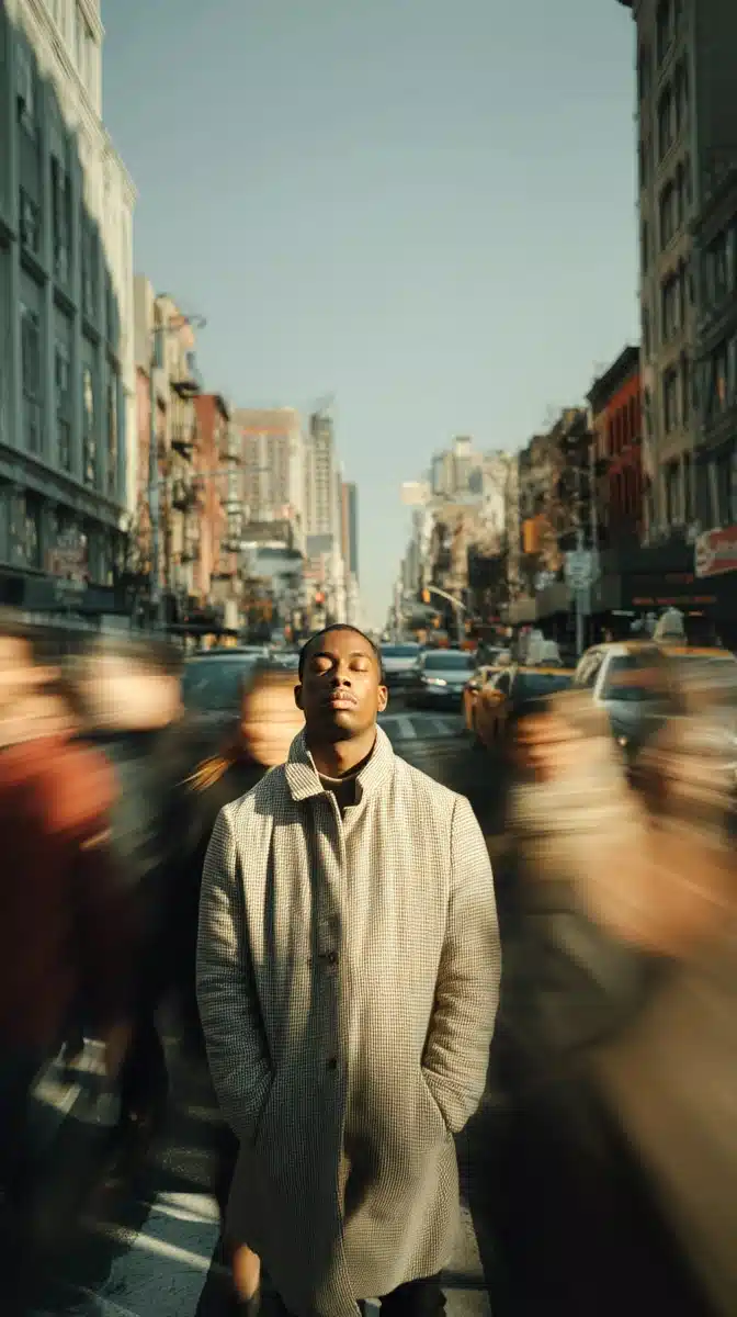 Midjourney Prompt: Cinematic Man In Motion - Prompt Library